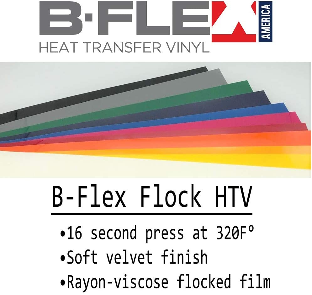 B-Flex Flock HTV, 12x12 | Texas Vinyl Supply