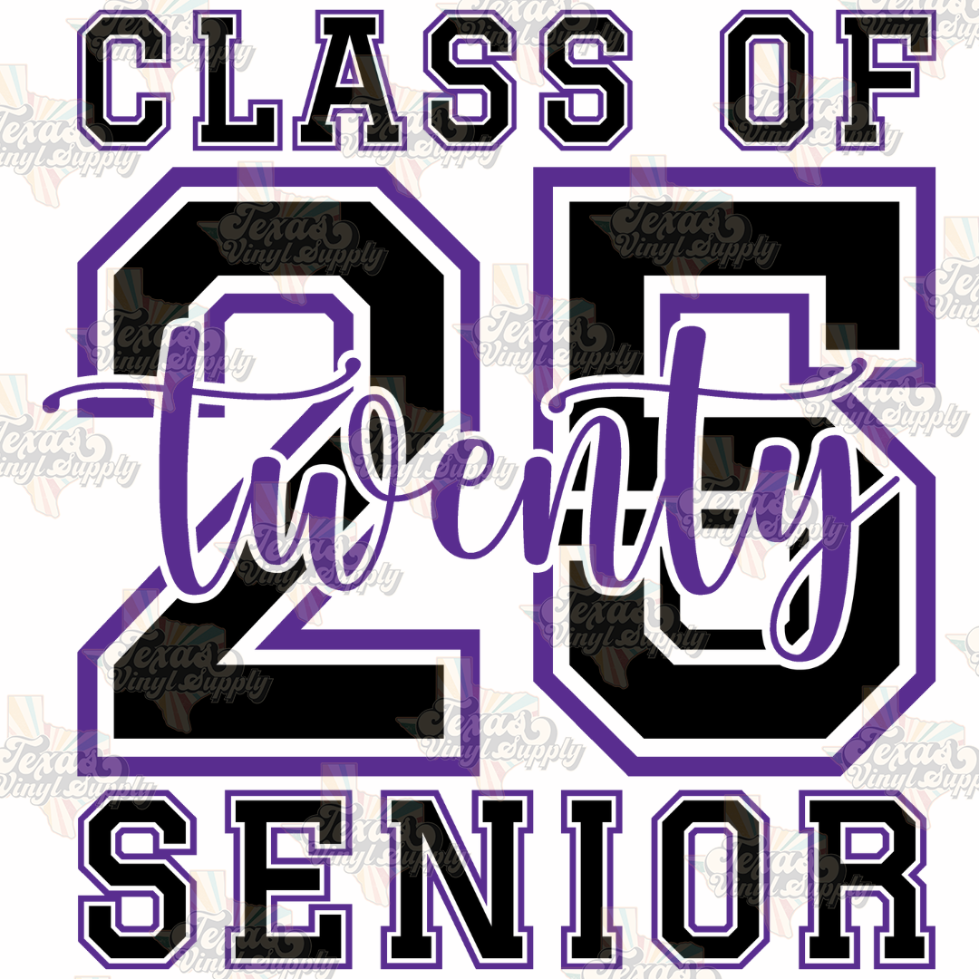 Class of 2025, Senior, Pruple, Willis Wildkats | Texas Vinyl Supply