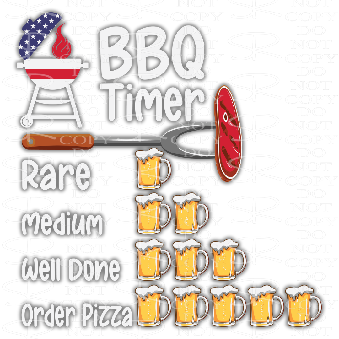 BBQ Timer | Texas Vinyl Supply