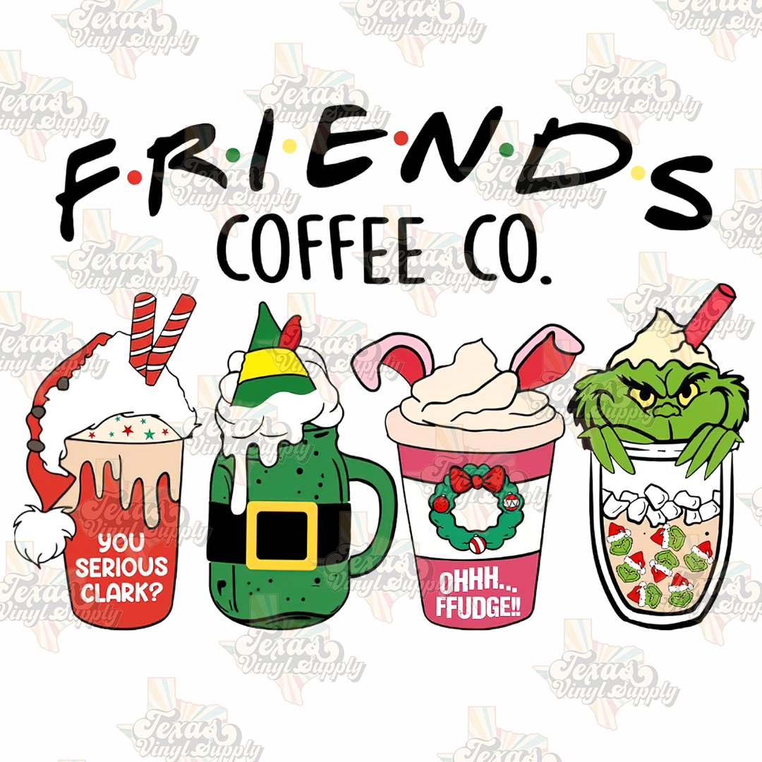 CH Friends Coffee Co Famous Christmas Characters Texas Vinyl Supply CH Friends Coffee Co Famous Christmas Characters Texas Vinyl Supply