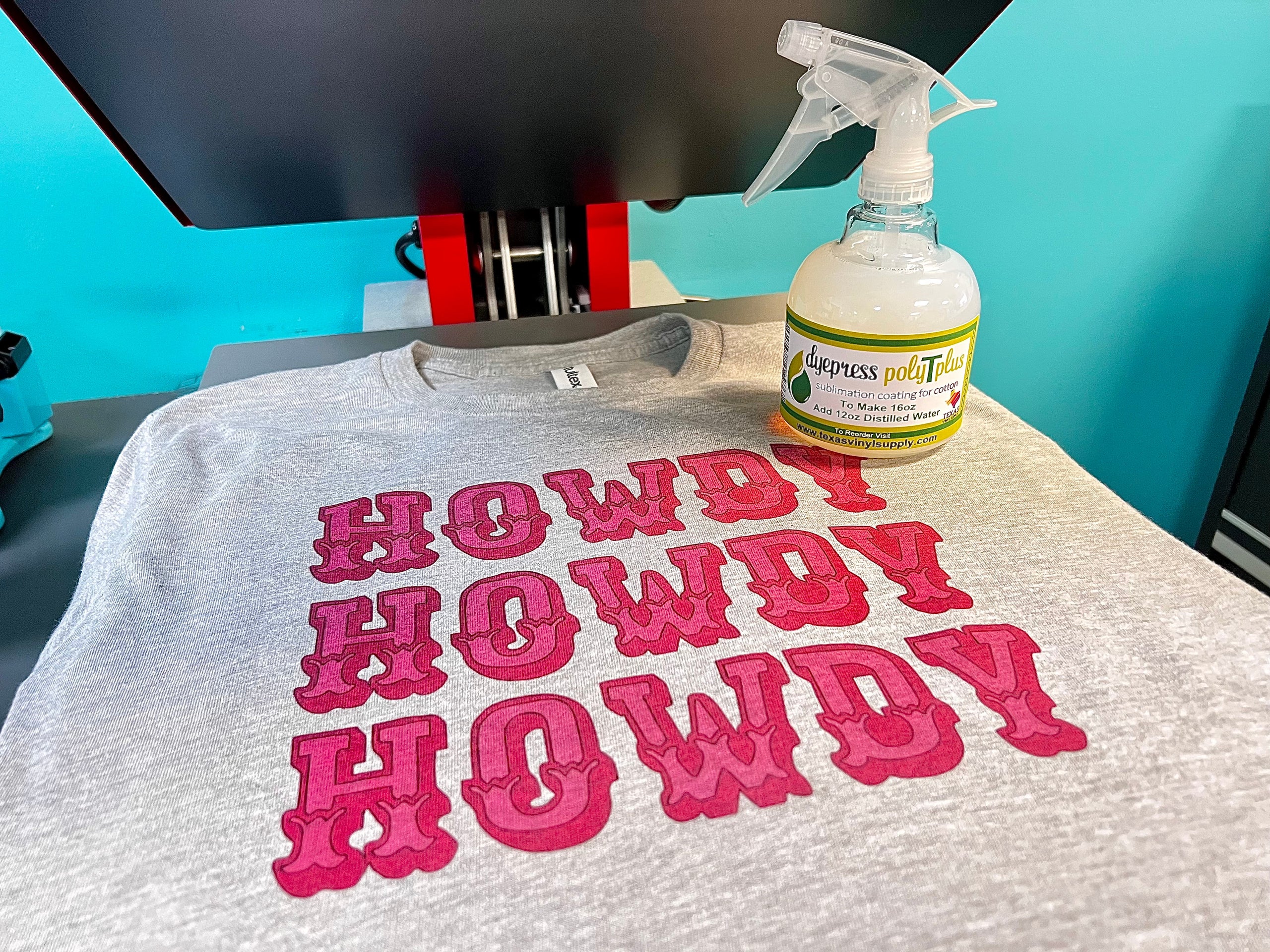 Dyepress, Poly-T Plus - Sublimate on 100% Cotton | Texas Vinyl Supply